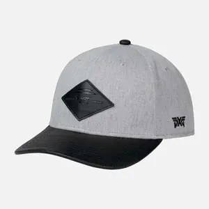 PXG Diamond Patch Snapback Hat - Grey
