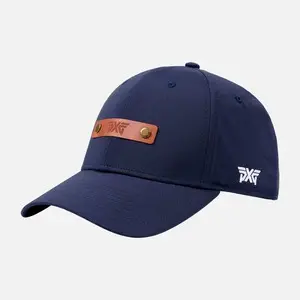 PXG 6-panel Curved Bill Snapback - Peacoat/rust