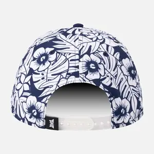 PXG Darkness Tiki Skull Flat Bill Cap - Navy