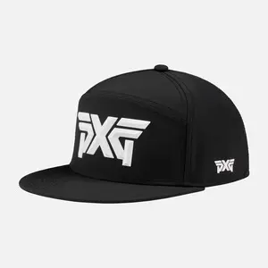 PXG Camper Flat Bill Snapback Cap - Black