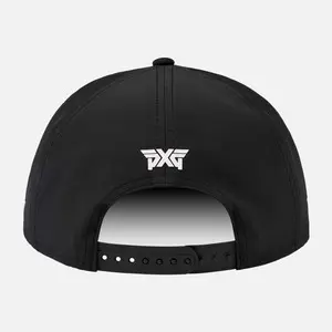 PXG Camper Flat Bill Snapback Cap - Black