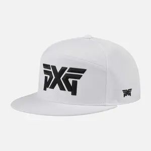 PXG Camper Flat Bill Snapback Cap - White