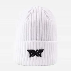 PXG Classic Knit Cuff Beanie - White