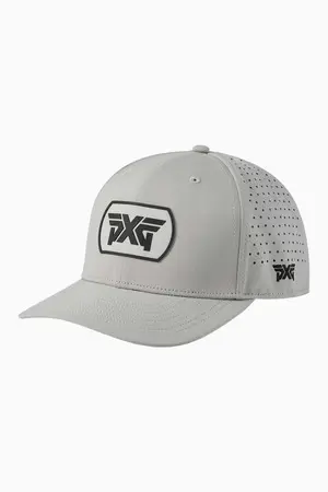 PXG Dog Tag 6-panel Snapback Cap - Grey/black
