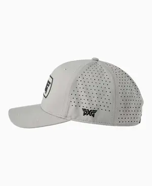 PXG Dog Tag 6-panel Snapback Cap - Grey/black