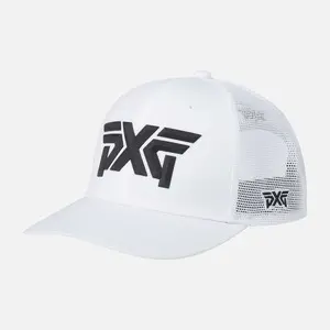 PXG Faceted Front Trucker Cap - White