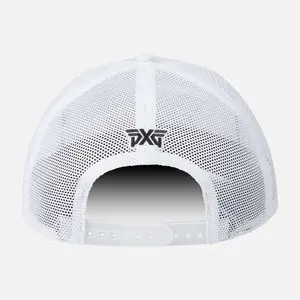PXG Faceted Front Trucker Cap - White