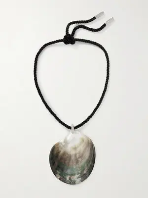 JULIETTA Lamar Shell Necklace - Black