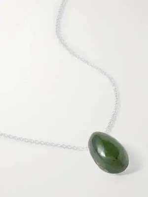 SOPHIE BUHAI Tiny Egg Pendant Necklace - Jade