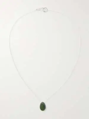 SOPHIE BUHAI Tiny Egg Pendant Necklace - Jade