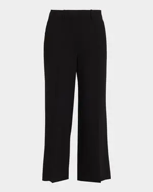 Theory Classic Straight-Leg Pants - Black
