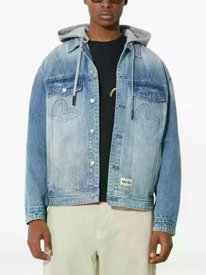 EVISU Hooded Denim Jacket