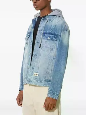 EVISU Hooded Denim Jacket