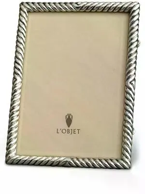 L'Objet Deco Twist Photo Frame - Silver
