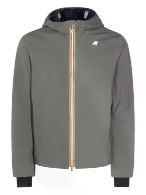 K-WAY Hooded Zip-up Jacket - Grey