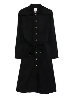 PATOU Belted Midi Shirt Dress