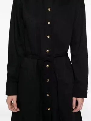 PATOU Belted Midi Shirt Dress
