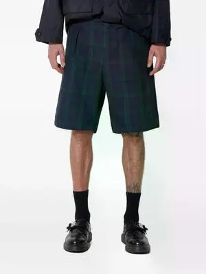 Engineered Garments Pleated Tartan Shorts
