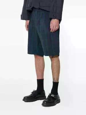 Engineered Garments Pleated Tartan Shorts