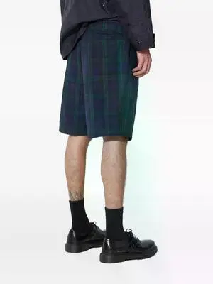 Engineered Garments Pleated Tartan Shorts