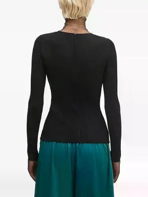 Sportmax Ribbed Knit Top