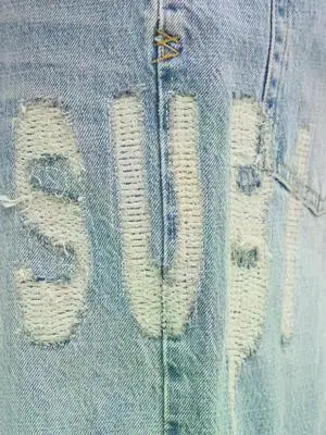 Ksubi Distressed Logo Jeans