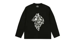 PALACE Sketchy Lone Wolf Longsleeve - Black