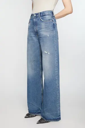 Acne Studios 2022 Regular Fit Jeans - Mid Blue