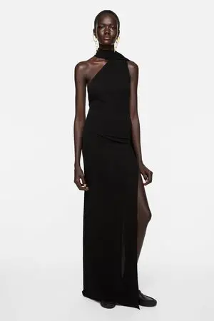 Acne Studios Draped Satin Dress