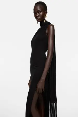 Acne Studios Draped Satin Dress