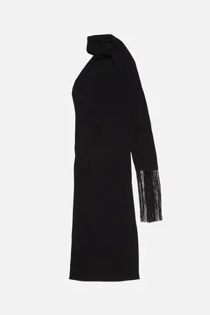 Acne Studios Draped Satin Dress