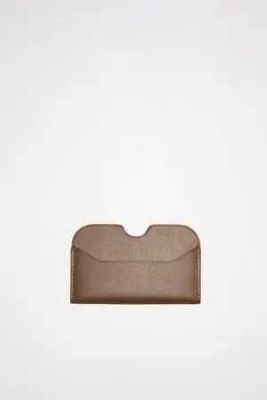 Acne Studios Card Holder - Camel Brown