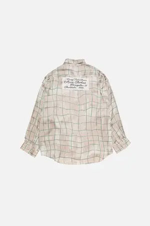 Acne Studios Button-up Shirt Printed - Pink,grey