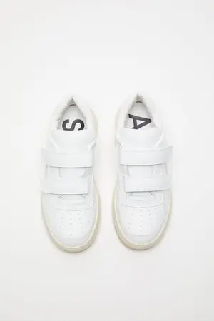 Acne Studios Velcro Strap Sneakers - Optic White,ecru