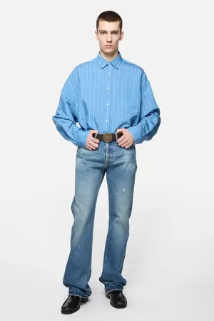 Acne Studios Button-up Shirt - Blue Multi