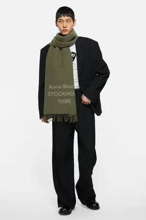 Acne Studios Logo Scarf Wide