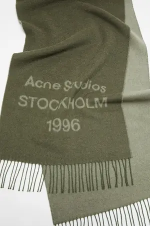 Acne Studios Logo Scarf Wide