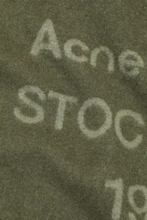 Acne Studios Logo Scarf Wide