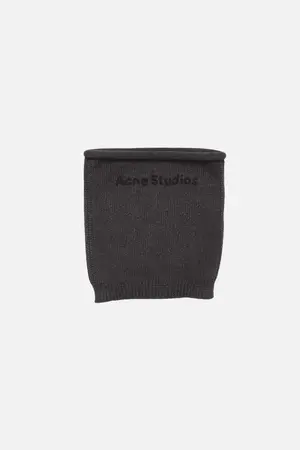 Acne Studios Knit Bandeau With Embroidered Logo