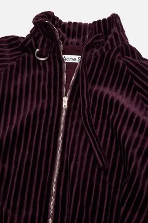 Acne Studios Corduroy Bomber Jacket - Burgundy