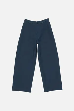 Acne Studios Satin Trousers - Navy Blue