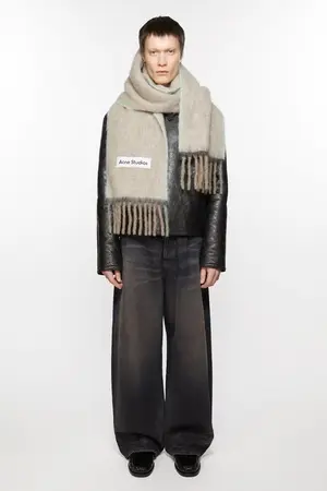 Acne Studios Wool Mohair Scarf Narrow