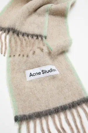 Acne Studios Wool Mohair Scarf Narrow
