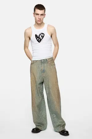 Acne Studios Logo Tank Top - Optic White