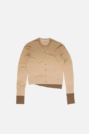 Acne Studios Layered Silk Blend Cardigan