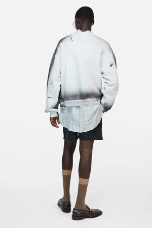 Acne Studios Fleece Shorts With Face Logo
