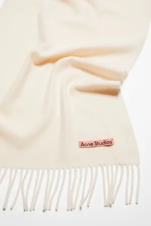 Acne Studios Fringe Wool Scarf – Narrow