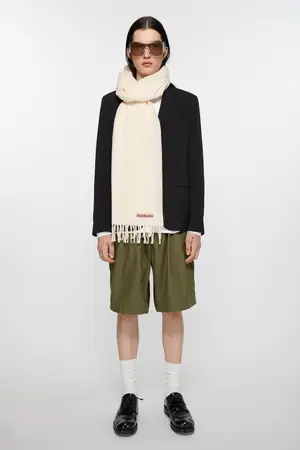 Acne Studios Fringe Wool Scarf – Narrow