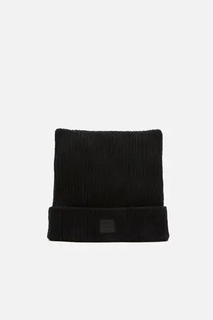 Acne Studios Face Logo Yak Wool Beanie