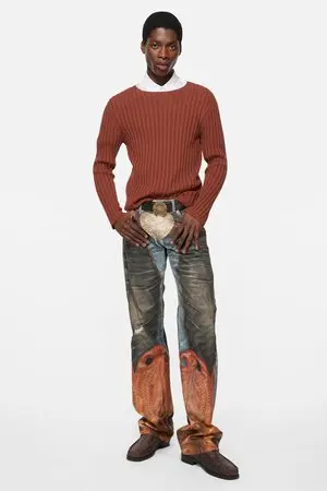 Acne Studios Ribbed Crewneck Knit